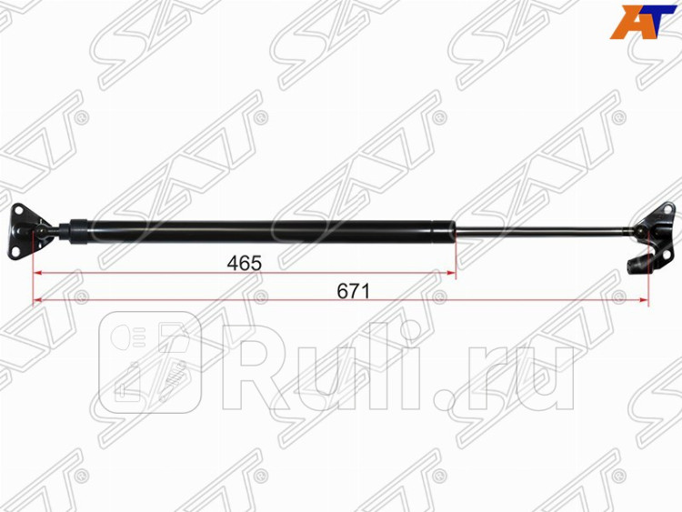 Амортизатор крышки багажника левый для Toyota Hiace (2004-2010) ST ...