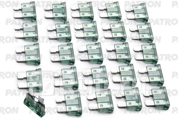 Предохранитель пласт.коробка 25шт atc fuse 1a черный PATRON PFS023 ...